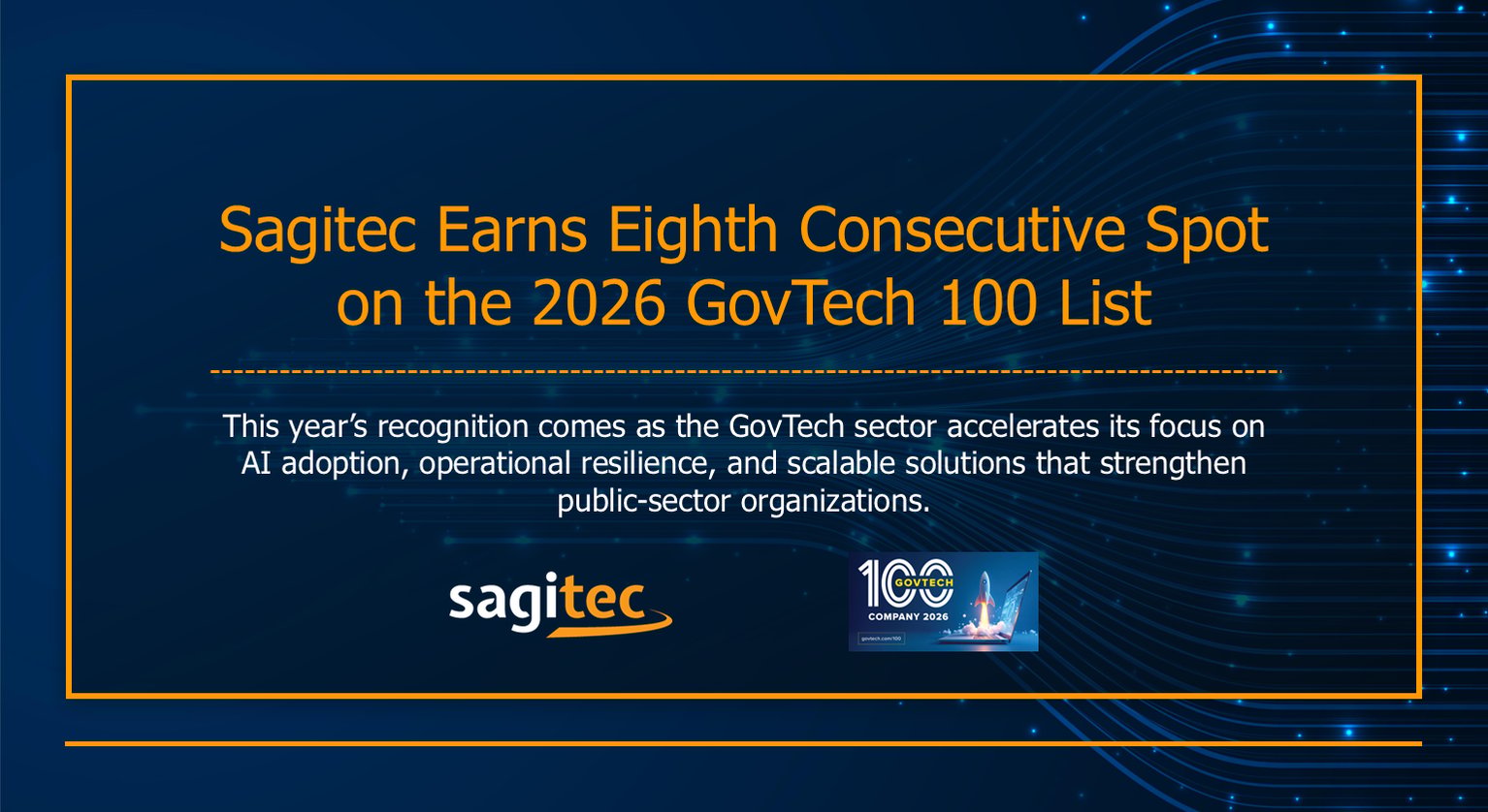 Sagitec Earns Eighth Consecutive Spot on the 2026 GovTech 100 List